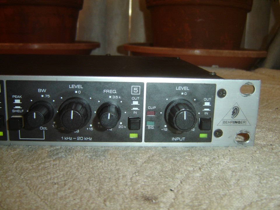 Behringer PEQ305, 5 Band Parametric Equalizer, Eq, Germany, Vintage ...
