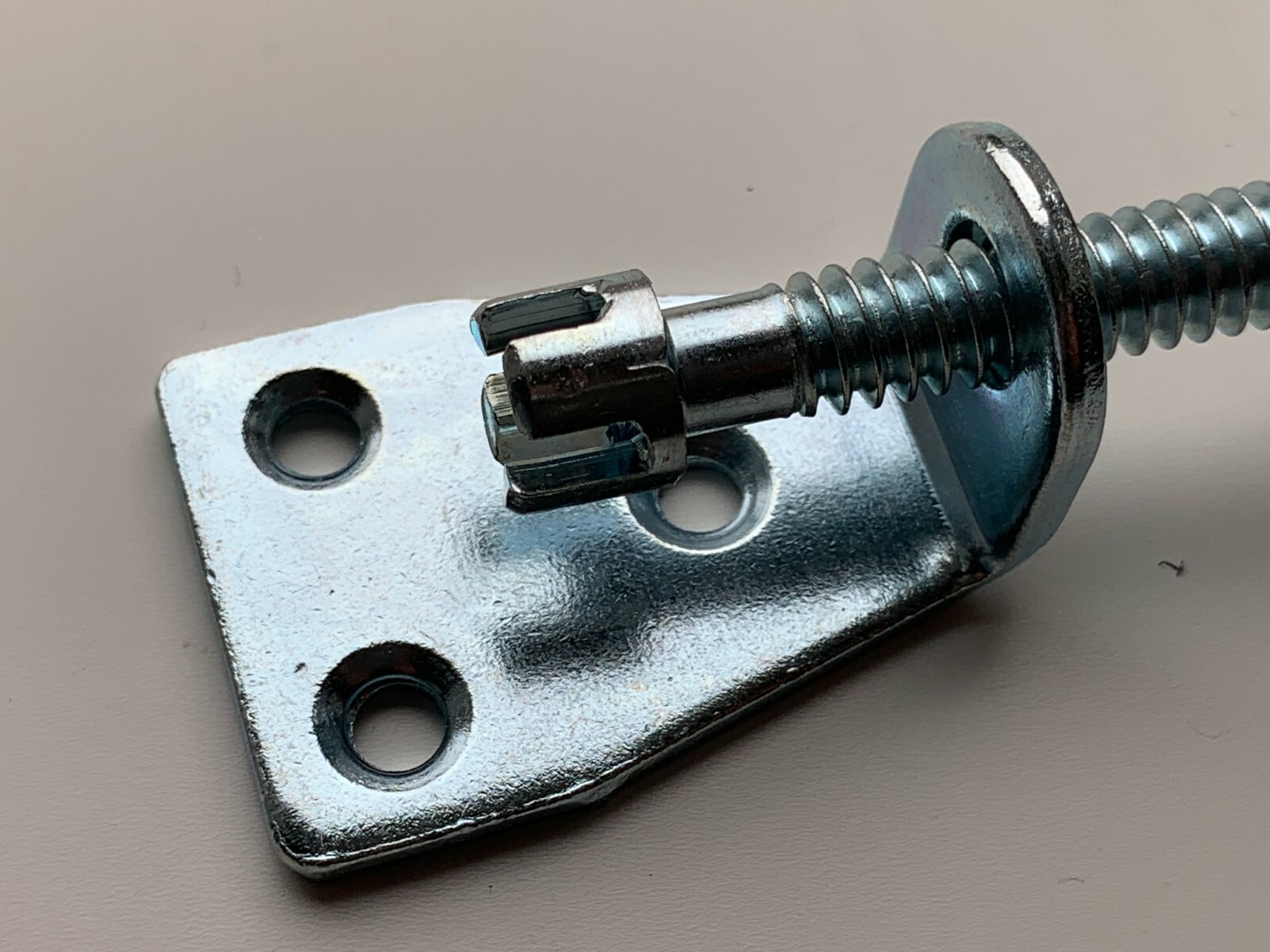 4 X Easy Fit Kitchen Worktop Connecting Bolt Connector Brackets for ...