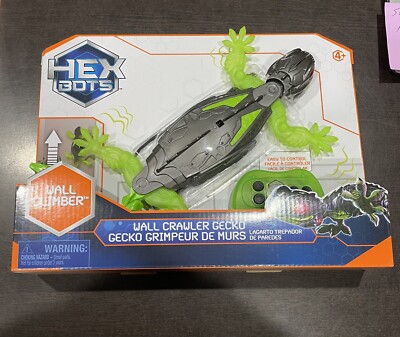 HEX BOTS Wall Crawler Gecko, Rechargeable Remote Control Robot Kids ...
