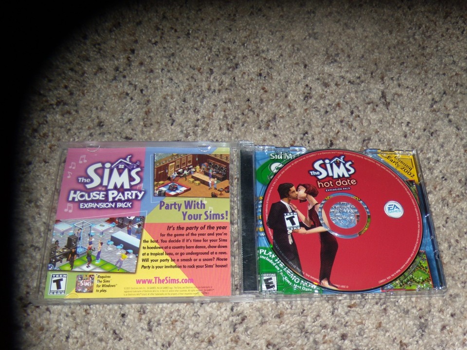 the Sims Hot Date Expansion Pack (PC, 2001) Game with key | eBay