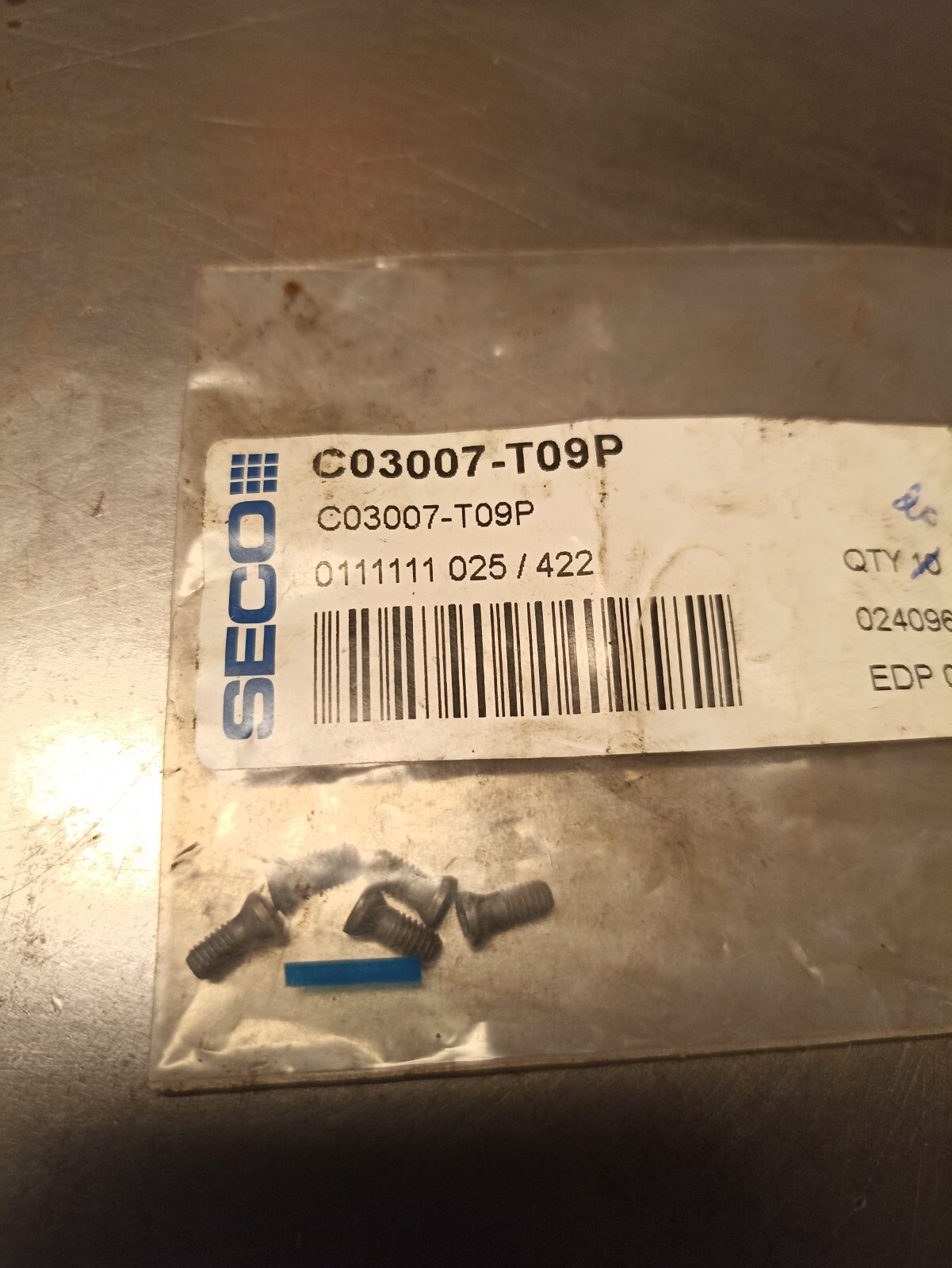 5 vis SECO C03007-T09P SPARE PARTS 02409609 | eBay