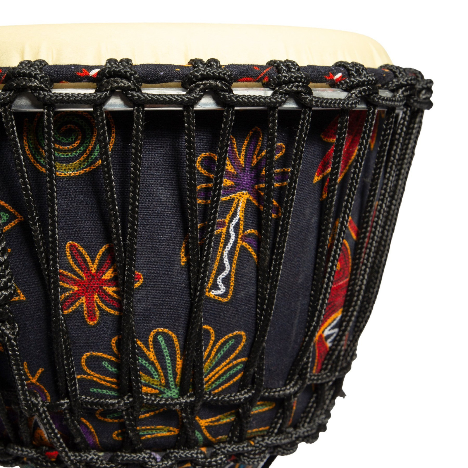 New Drumfire 8" Synthetic Head Rope Djembe Hand Bongo Drum Tribal ...