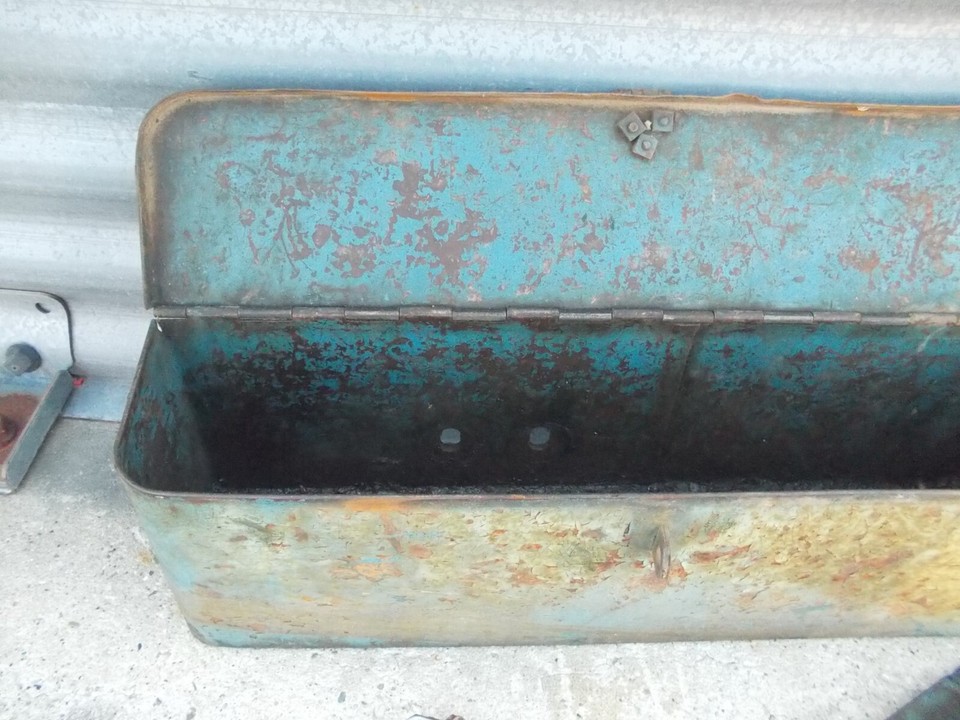 Fordson Major Diesel Tractor NICE ORIGINAL tool box w/ lid | eBay