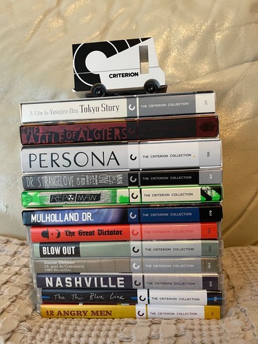Criterion blu ray lot - 12 films with Criterion truck included ...