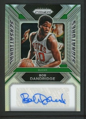 2023-24 BOB DANDRIDGE AUTO PANINI PRIZM SENSATIONAL SIGNATURES SILVER ...