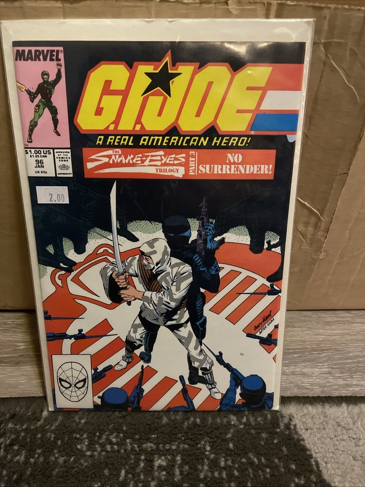 G.I. Joe #96: A Real American Hero (Marvel, 1990) Snake-Eyes Trilogy VF ...