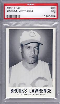 1960 Leaf Set #36 Brooks Lawrence PSA 7 | eBay