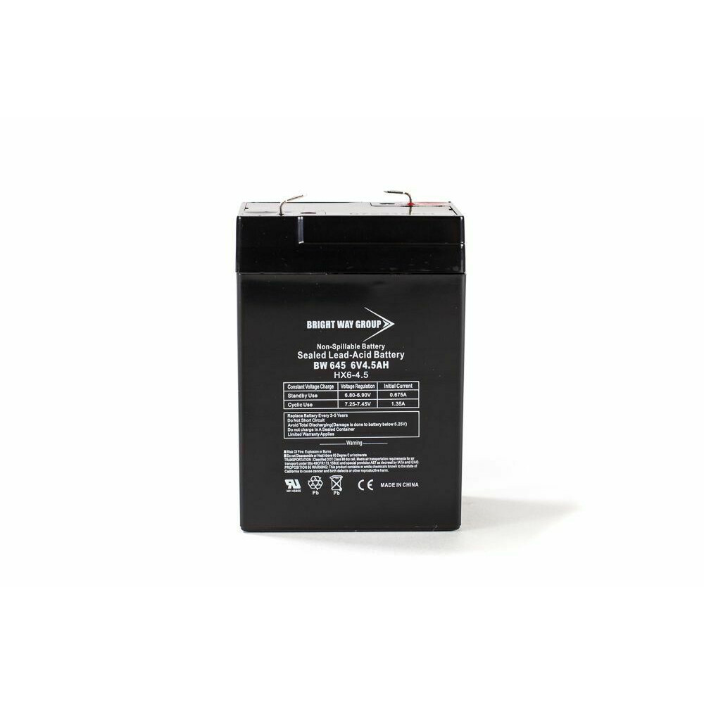 BWG 6V 4AH SLA Deep Cycle Sealed Lead Acid Rechargeable Battery F1 ...
