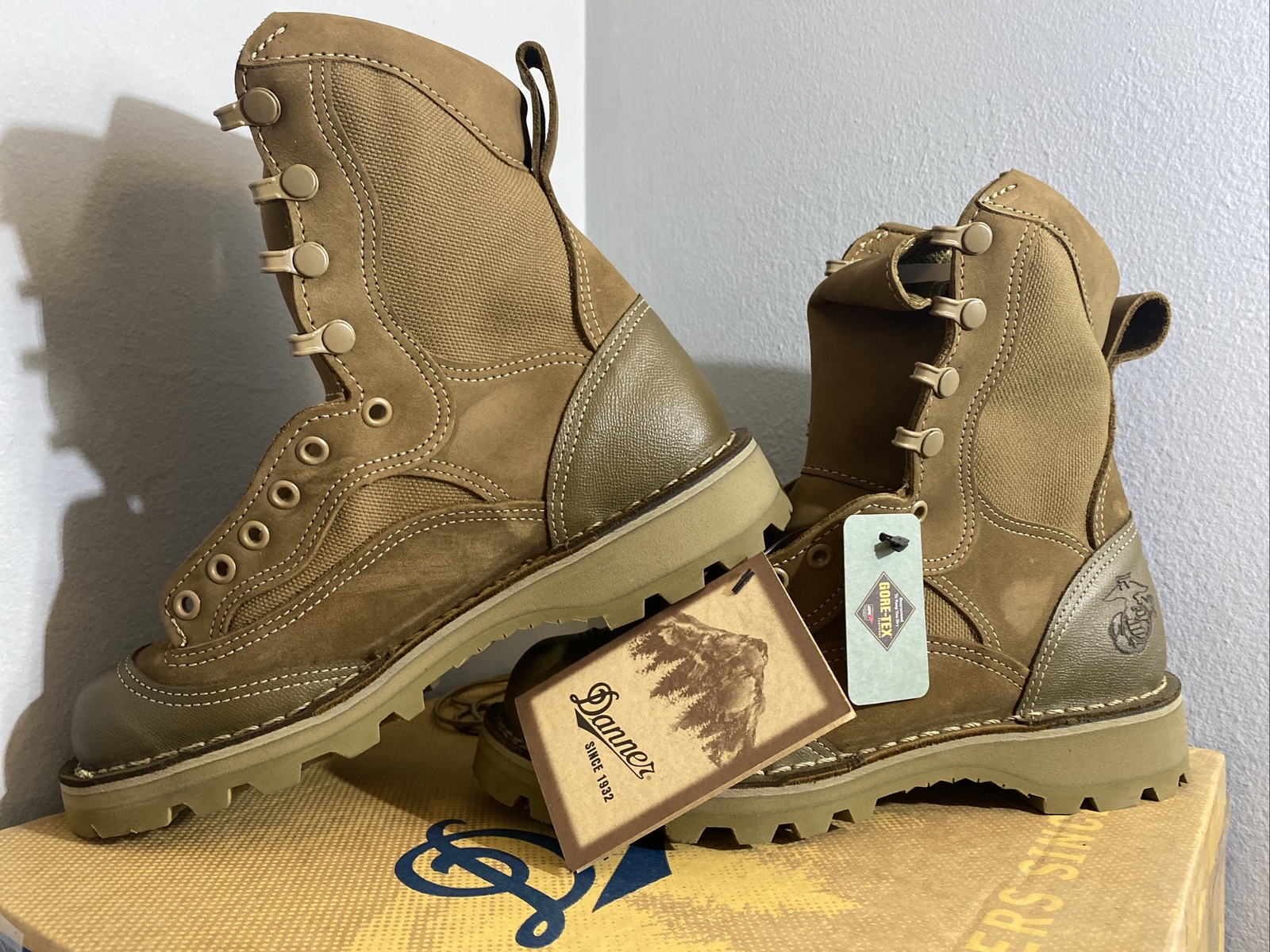 Danner USMC Men's Mojave Cold Weather Boots - Brown (15655X) for sale ...
