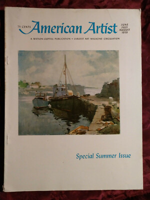 AMERICAN ARTIST June 1959 Fritz Busse Christian Petersen ROBERT BROWN ...