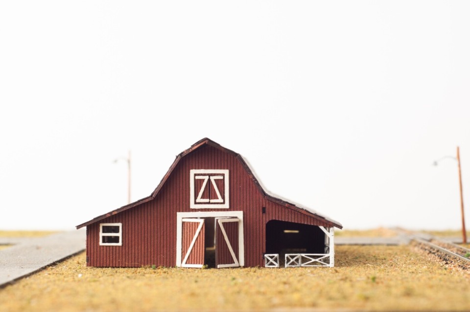 Laser Cut N Scale Stable/Barn | eBay