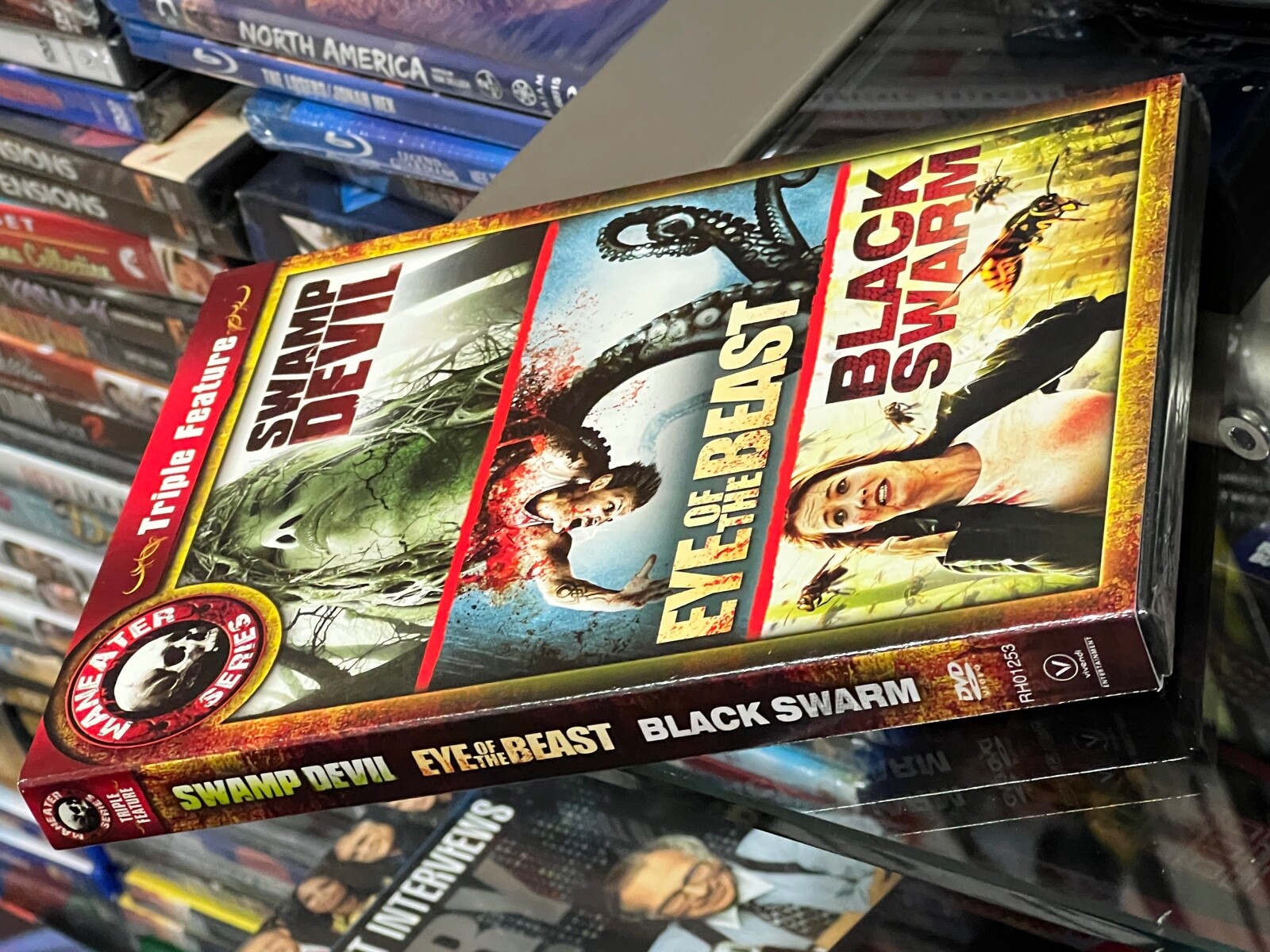 Maneater Series: Swamp Devil / Eye of the Beast / Black Swarm (DVD) 3 ...