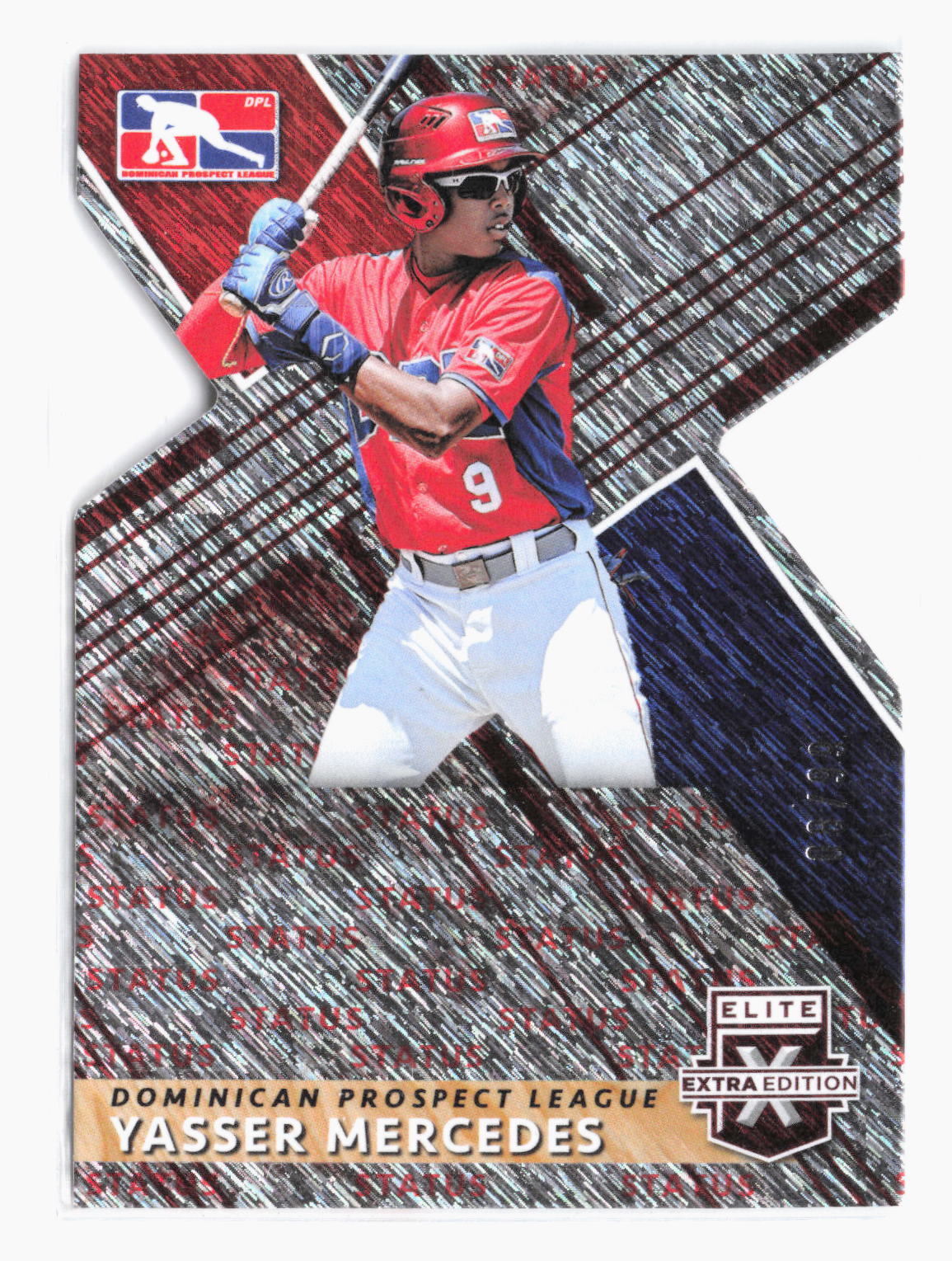 2019 Elite Extra Edition Yasser Mercedes #/99 Status Die Cut Red SP Pre ...