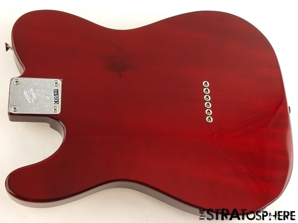 Fender Player II Telecaster Tele LOADED BODY Chambered Mahogany Cherry ...