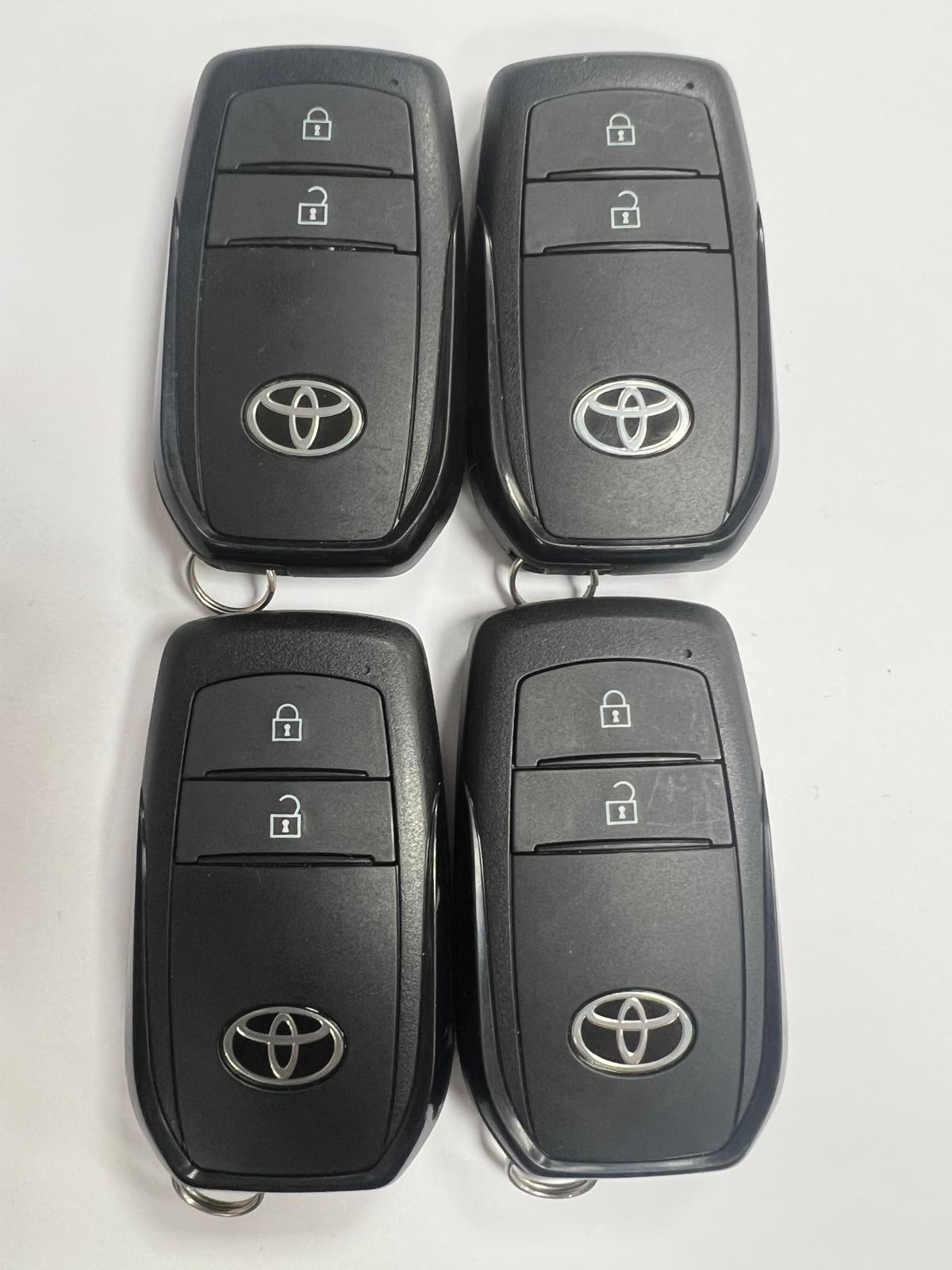 4 X GENUINE TOYOTA 2 BUTTON REMOTE SMART KEY FOBS JOBLOT TOKAI RIKA ...