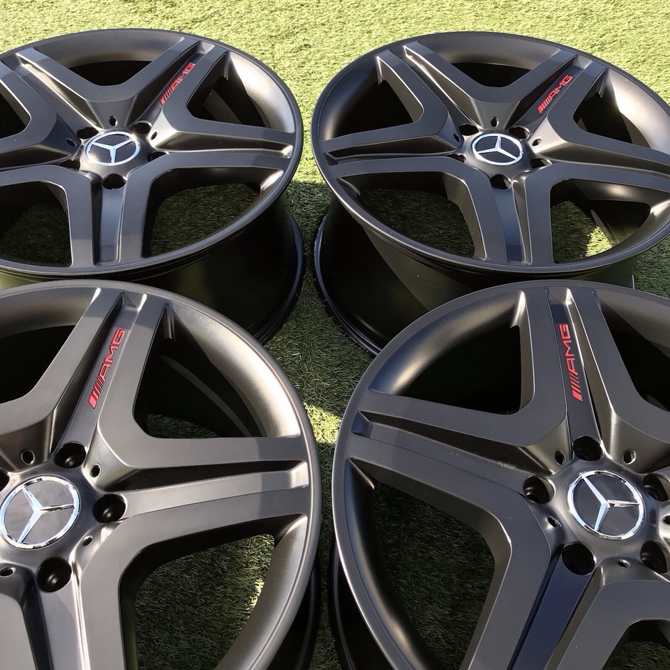 20 MERCEDES AMG G63 G550 WHEELS RIMS OEM STOCK FACTORY GENUINE BLACK ...