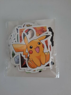 Pokemon Vinyl stickers 50 Stickers great for hydro flasks in Pack ...