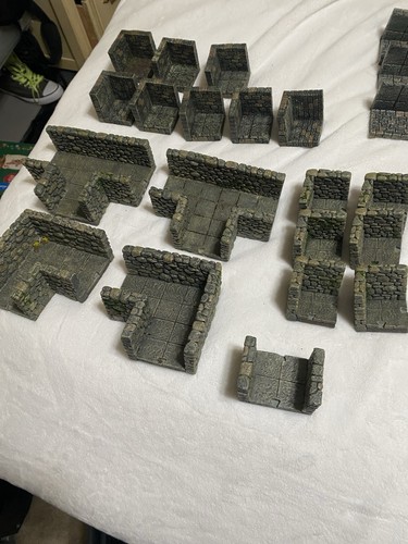Dwarven Forge Cavern Painted Lot. 125 Pieces Total.. Dungeon & Dragons | eBay