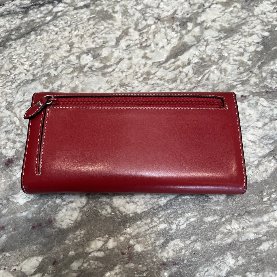 LODIS Red Leather Wallet | eBay