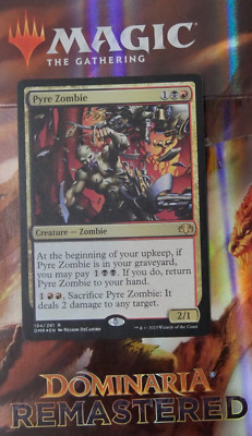 MTG DMR: Pyre Zombie (Creature Zombie) Dominaria Remastered Foil 194/ ...