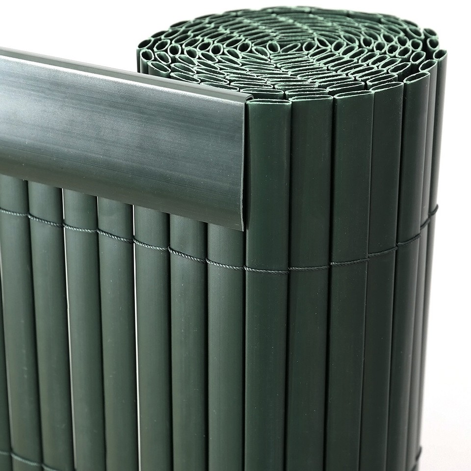 PVC Garden Screening Roll Fence Privacy Border Panel Bamboo Effect ...