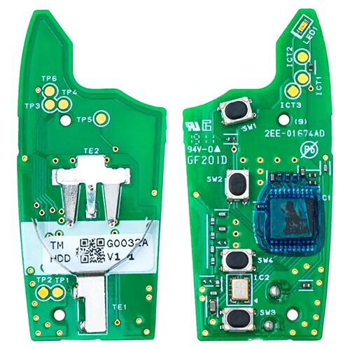 Flip Remote Key Fob 95430-S2000 OEM Board for 2018 2019 - 2021 Hyundai ...