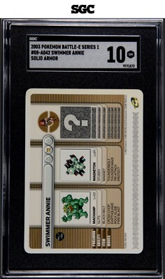 Swimmer Annie 08-A042 SGC 10 GEM MINT Pokémon Battle E Series 1 GBA ...