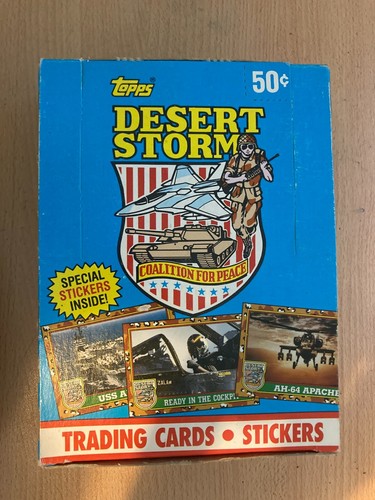 Desert Storm 1991 Topps Box - 36 Wax Packs | eBay Australia