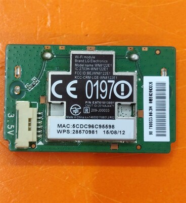 ⭐️⭐️⭐️⭐️⭐️ TV Wifi Wi-Fi Module Board EAT61813801 | eBay