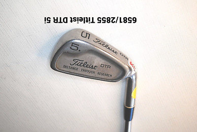 #6581 RH VINTAGE Titleist DTR 5 iron w/Titleist R Shaft | eBay