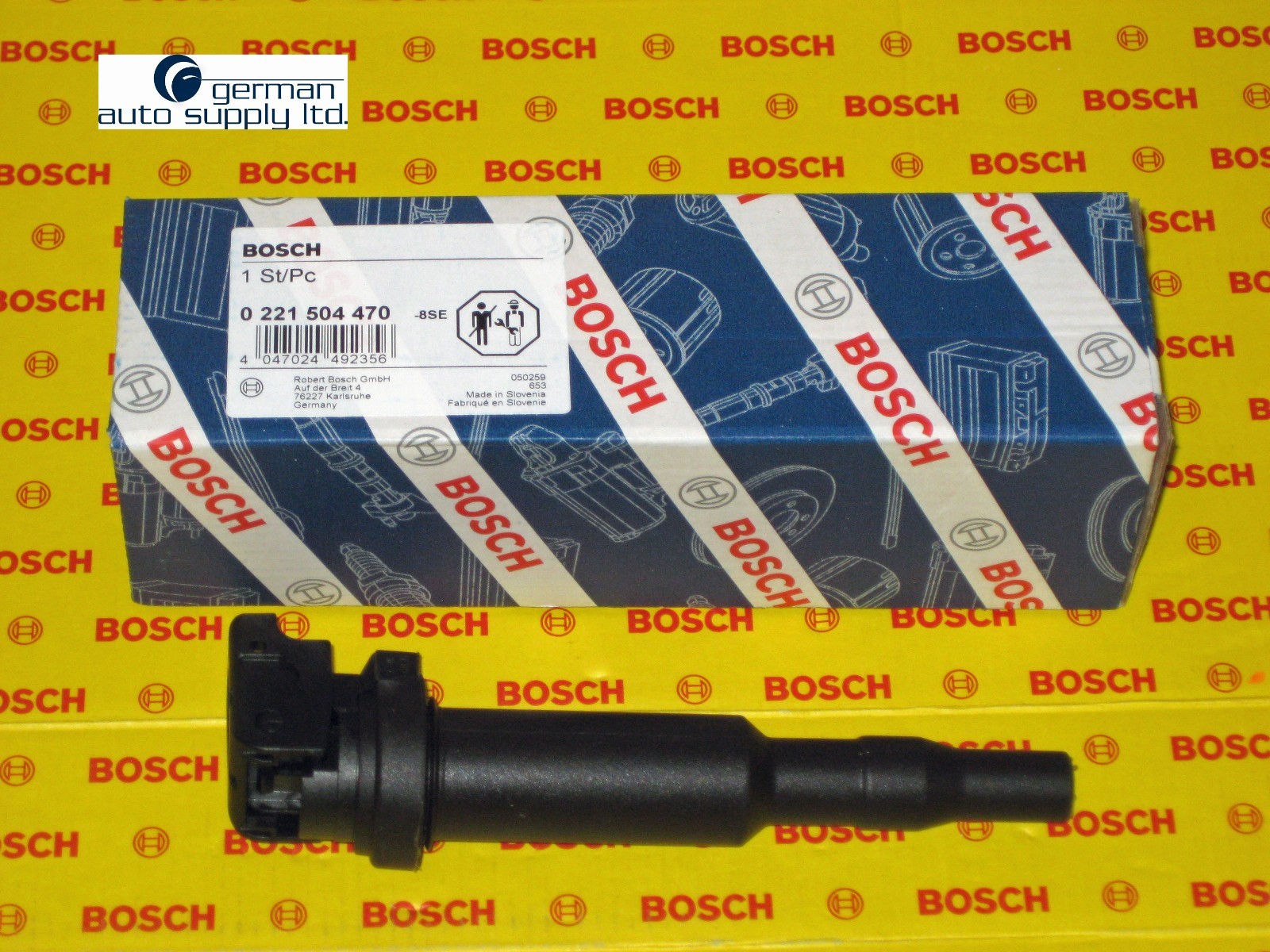 BMW Ignition Coil - BOSCH - 0221504470, 00044 - NEW OEM | eBay