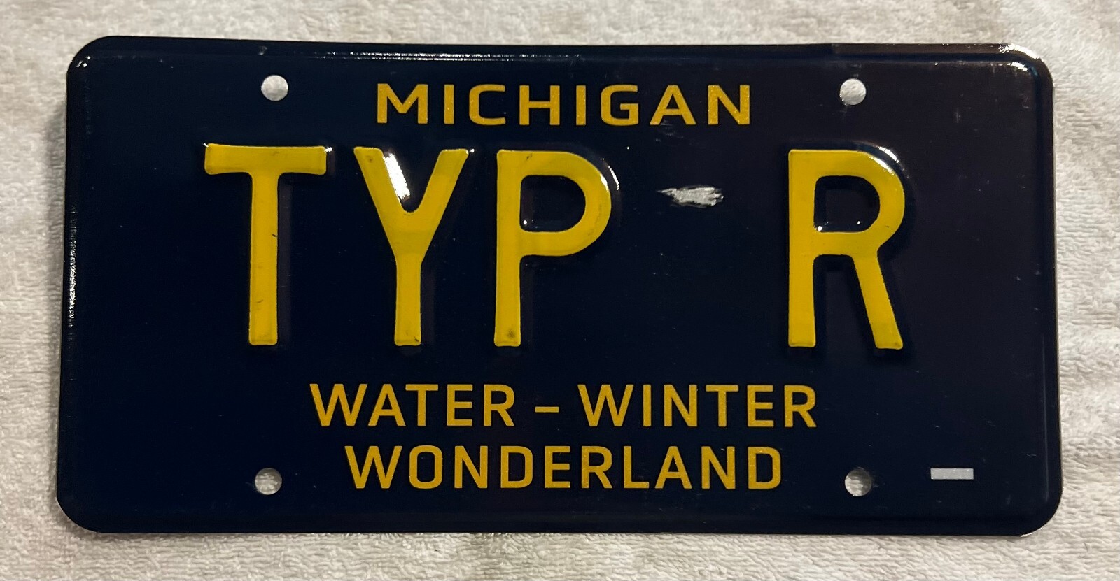 LICENSE PLATE WINTER WONDERLAND VANITY TYP R | eBay