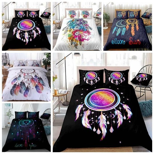 Dreamcatcher Quilt Doona Duvet Cover Set Pillowcase Single Queen Size ...