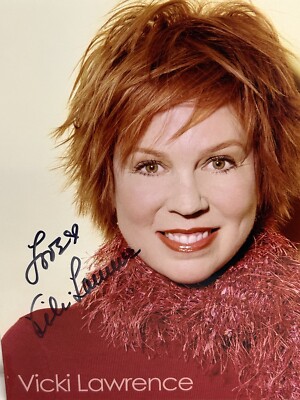 Vicki Lawrence American Actress Comedian 8x10” Colored Picture Signed ...