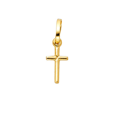 14k Yellow Gold Small/Mini Religious Solid Latin Cross (6 X 18mm) | eBay