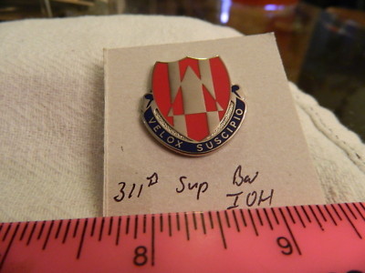 311th Support Battalion IOH Unit Crest, DI, DUI (DRAW#M8) | eBay