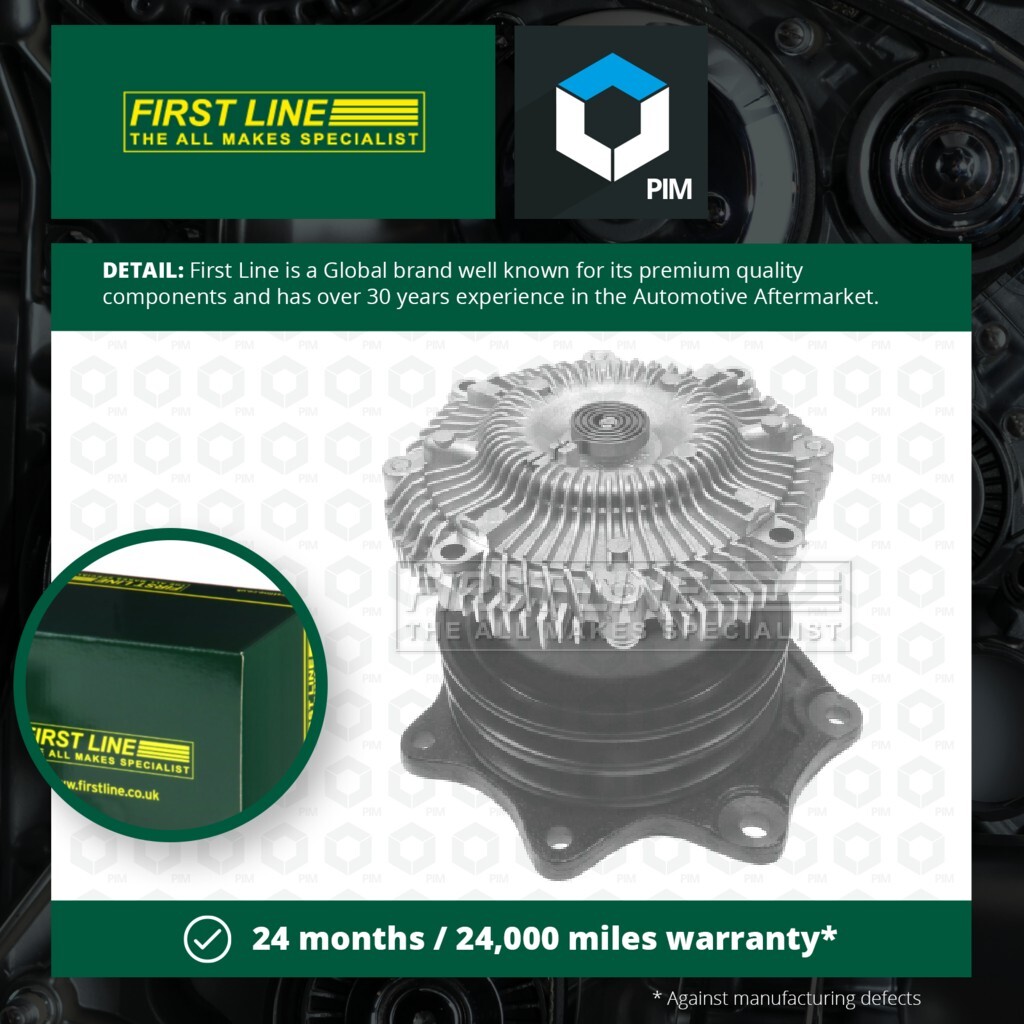 Water Pump fits TAXI FX 2.7D 87 to 96 TD27 Coolant Firstline Quality ...