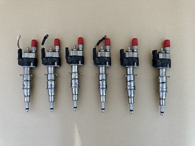 BMW 335 135 535 740 N54 ENGINE SET OF 6 INDEX 12 FUEL INJECTORS ...