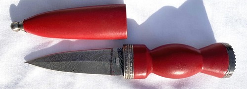 Celtic Scottish Sgian Duba Dagger with Scabbard | eBay