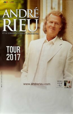 André RIEU - Tour 2017 - 80x120cm - Poster | eBay