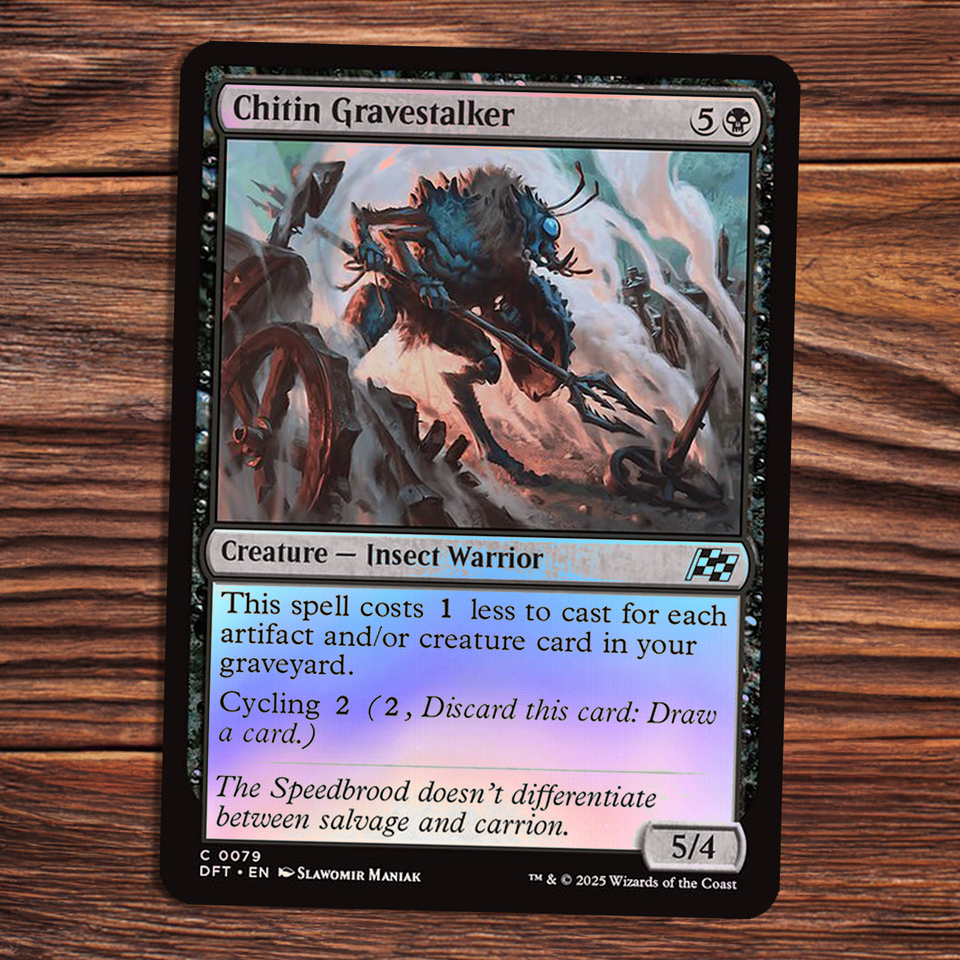 Chitin Gravestalker - FOIL - Aetherdrift - Magic the Gathering | eBay