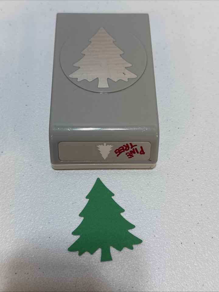 EK 2 1/2 inch Paper Punch Lot of 3 Tree Scallop Word Cloud Lot PP#19 | eBay
