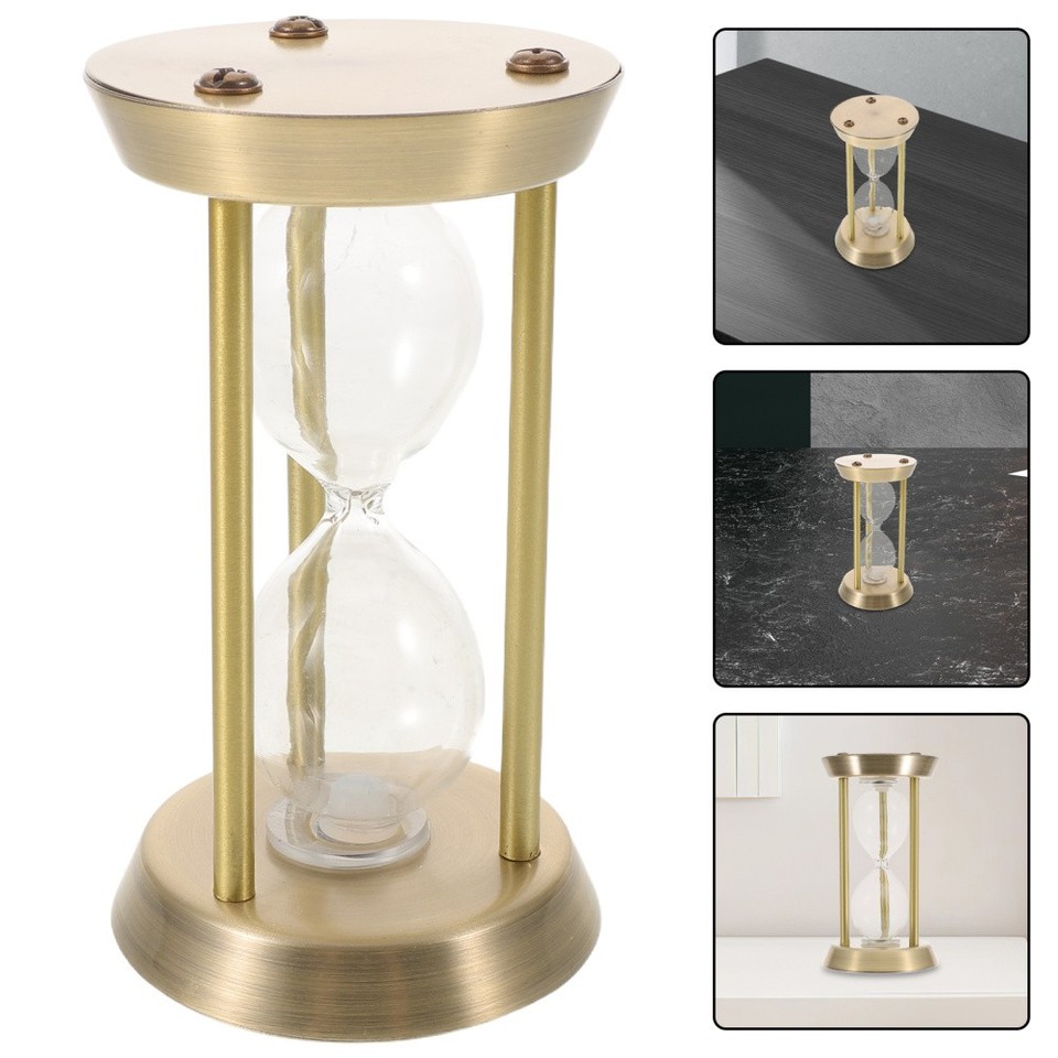 Hourglass Sand Timers Decorative Display Empty Metal for Wedding | eBay