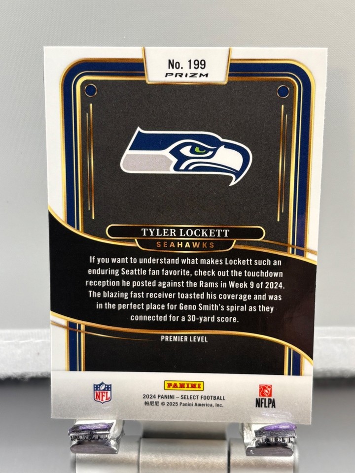 2024 Panini Select Tyler Lockett Red and Blue Prizm Shock No. 199 | eBay