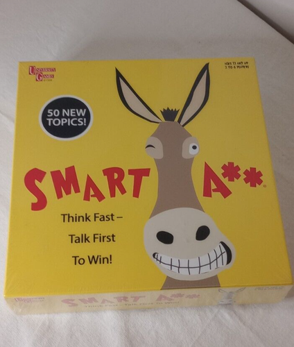 NEW Smart Ass The Ultimate Trivia Board Game. Sealed. University Games ...
