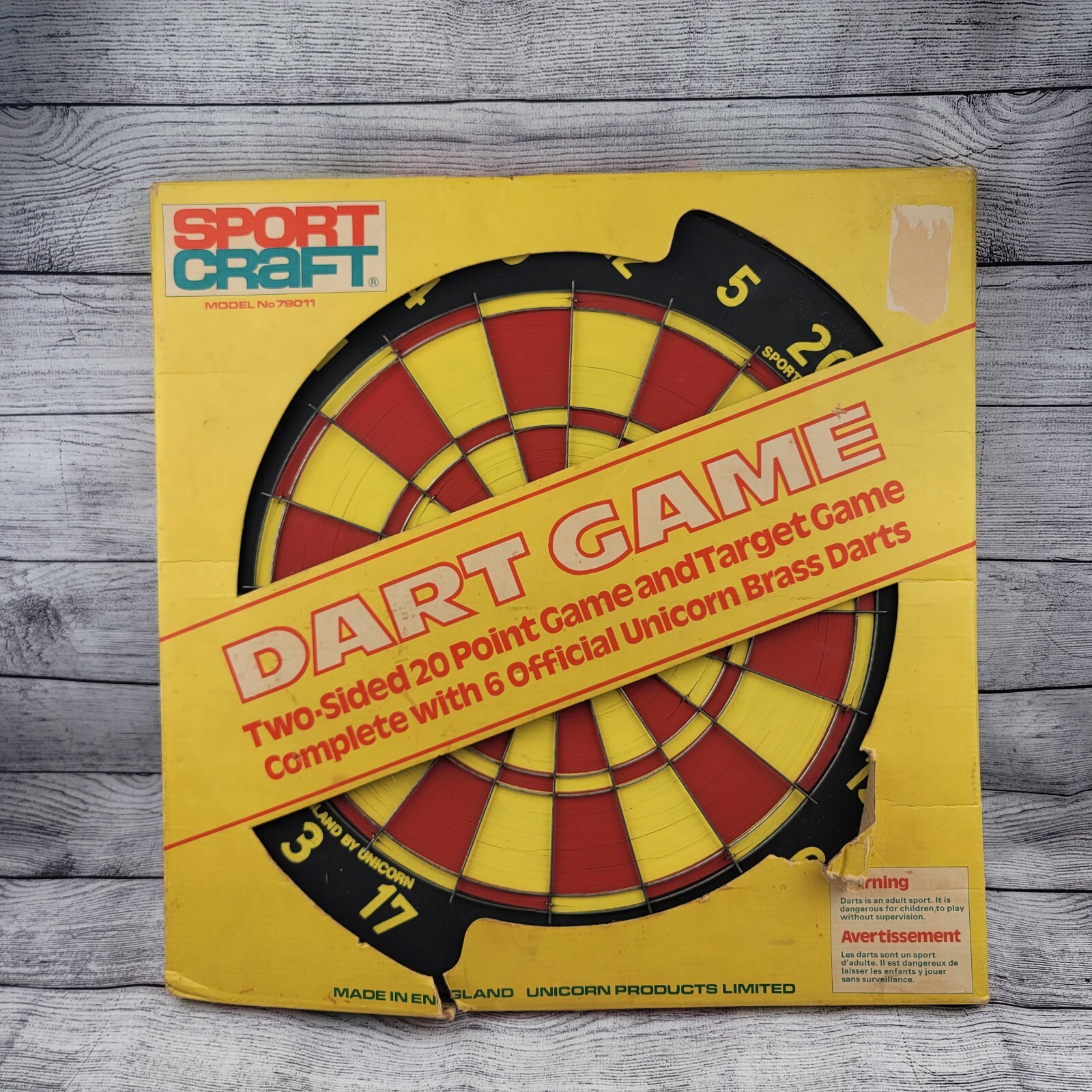 Sportcraft Dart Game by Unicorn Products 2-Sided Board (No Darts) | eBay