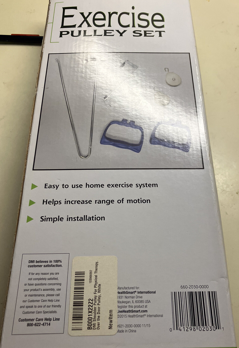 DMI Exercise Pulley Set for Physical Therapy helps Increase Mobility ...