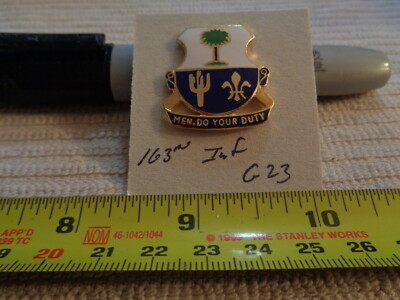 163rd Infantry G23 Unit Crest, DI, DUI (DRAW#X4) | eBay