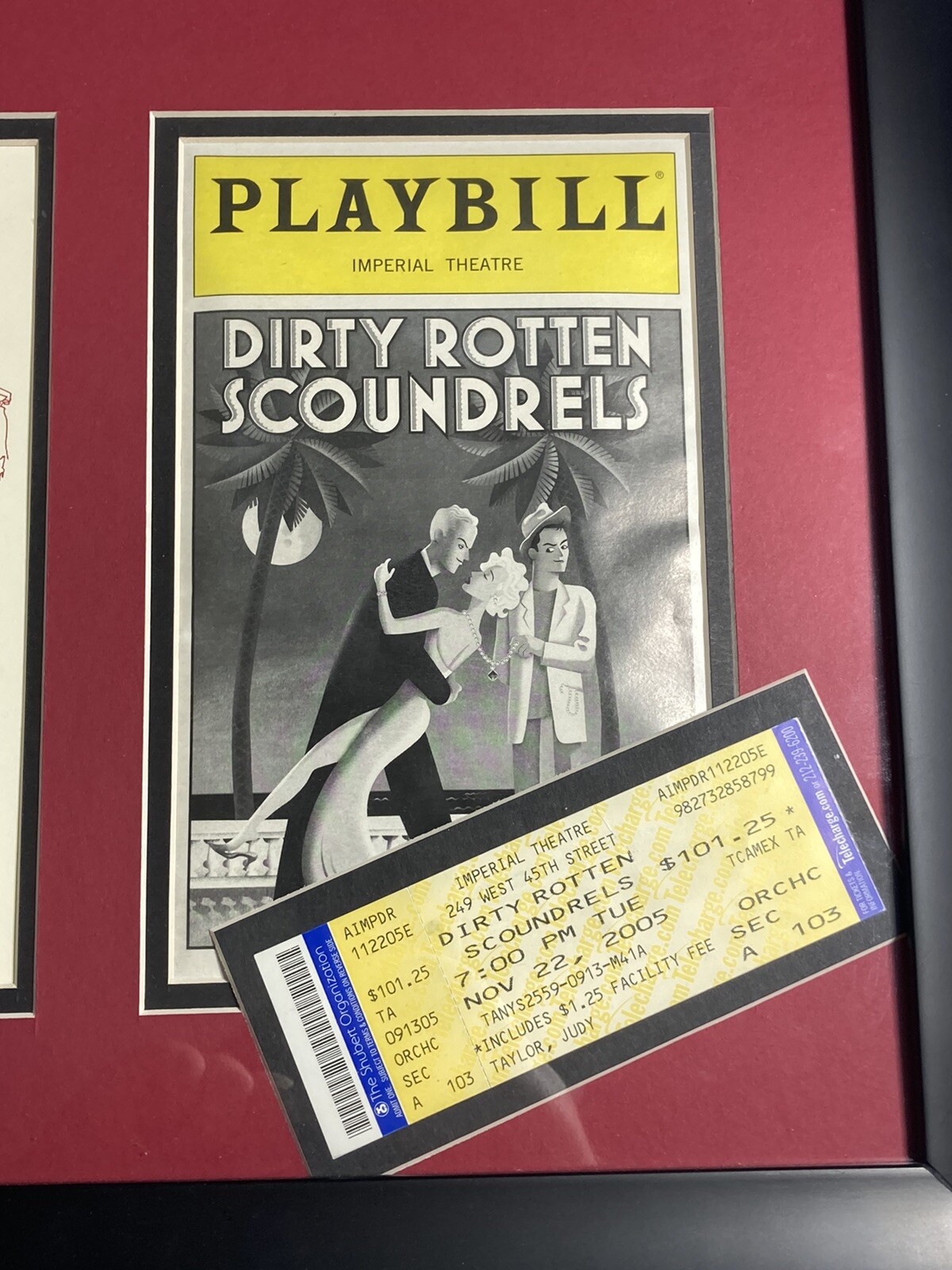 John Lithgow Autograph Signed Print with Playbill and Ticket Framed | eBay