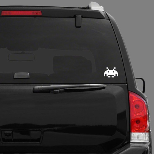 20 Point Space Invader 5 3/4 Inch Vinyl Decals Arcade Sticker Multiple ...